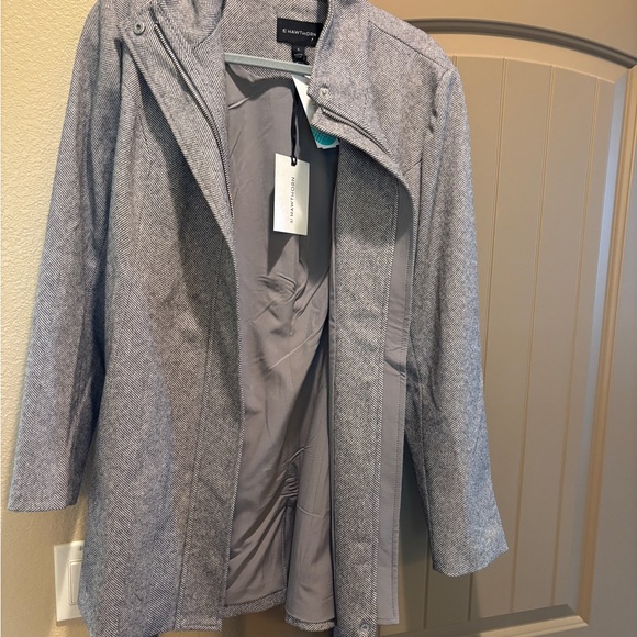 41 Hawthorn | Jackets & Coats | 4 Hawthorn Gray Trench Coat With Modern ...